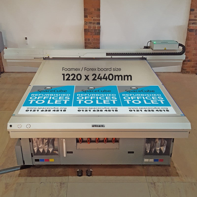 1220 x 2440mm - Foamex / Forex Sheet Printed