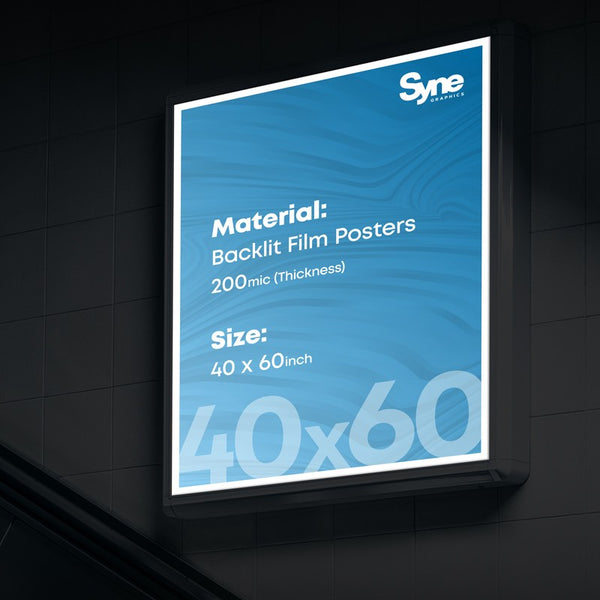 Backlit Film Poster Printing | Syne Graphics