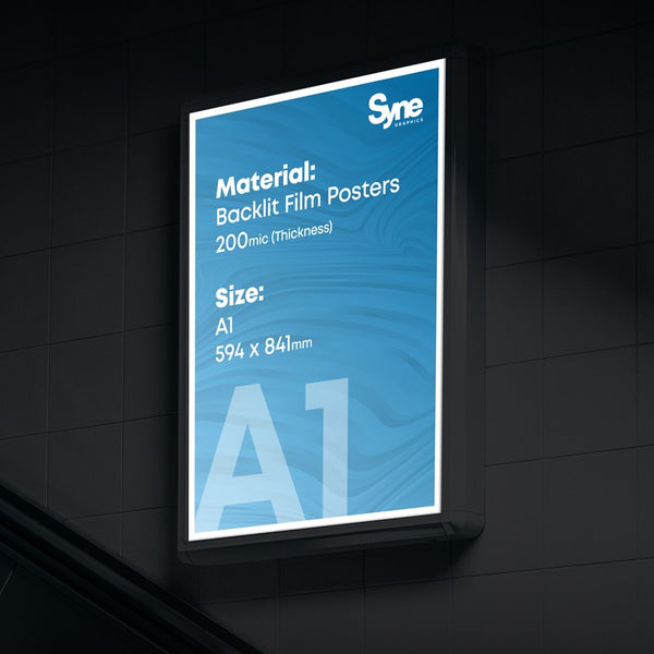 Backlit Film Poster Printing | Syne Graphics